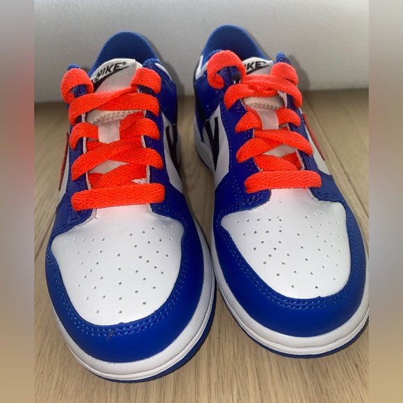 Nike | Shoes | Nike Dunk Low Bright Crimson Game Royal Size 2c Ps ...